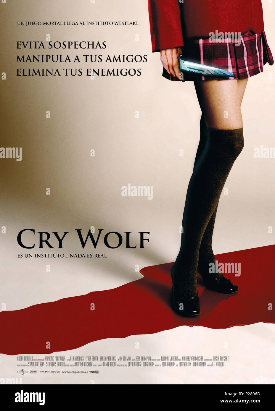 The wolf poster film title cry wolf hi-res stock photography and images ...