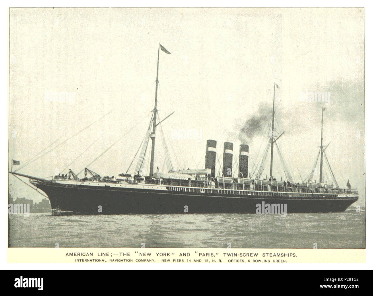 (King1893NYC) pg083 TWIN-SCREW STEAMSHIP NEW YORK FROM THE AMERICAN ...