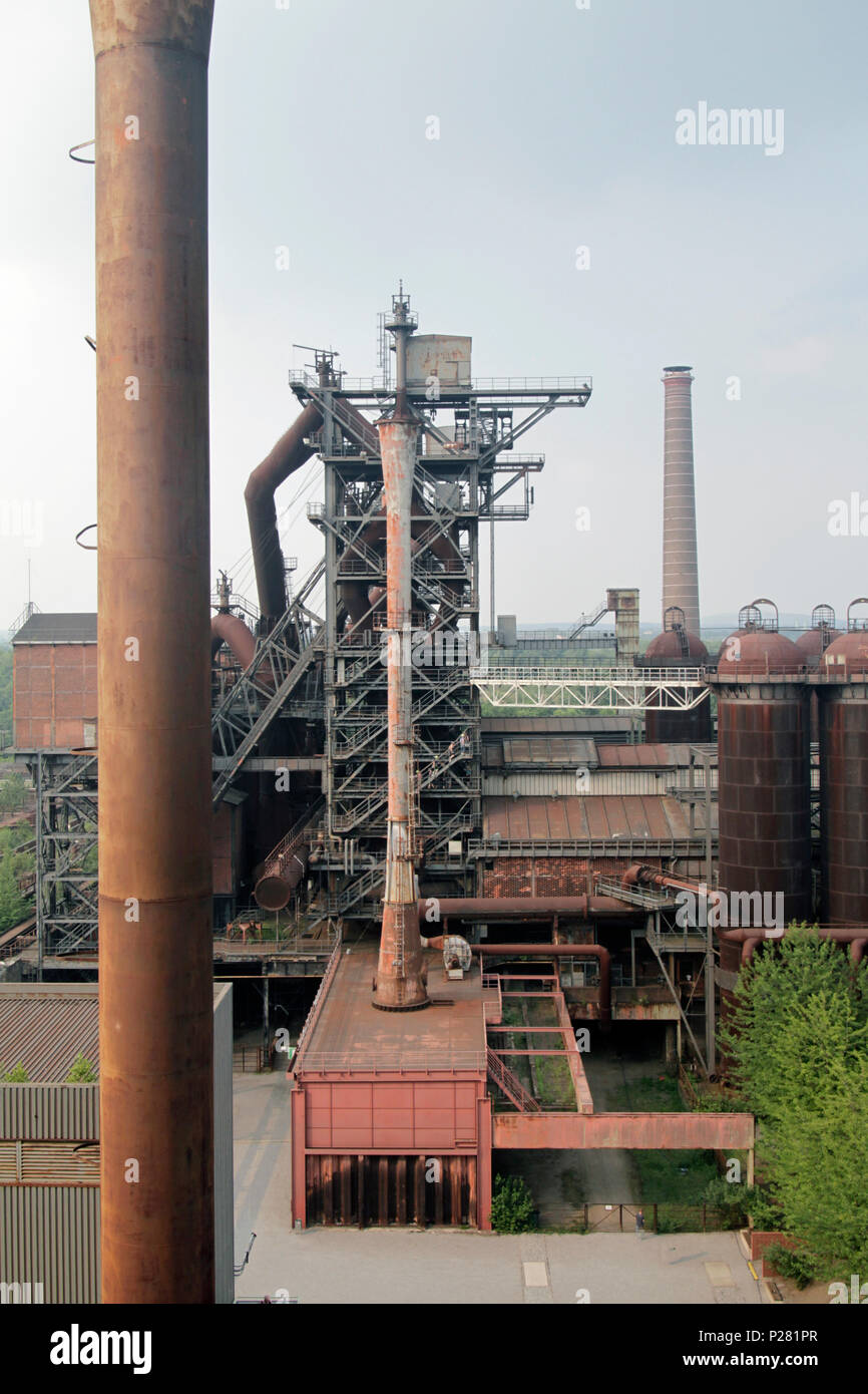 Abandoned steel mill in Germany Stock Photo - Alamy