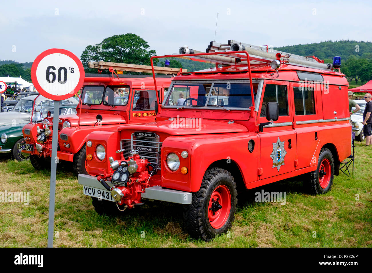 A Carmichael Land Rover Fire engine Stock Photo - Alamy