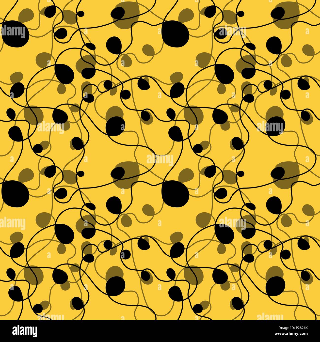 Seamless repeating pattern of smooth intersecting lines Stock Vector ...