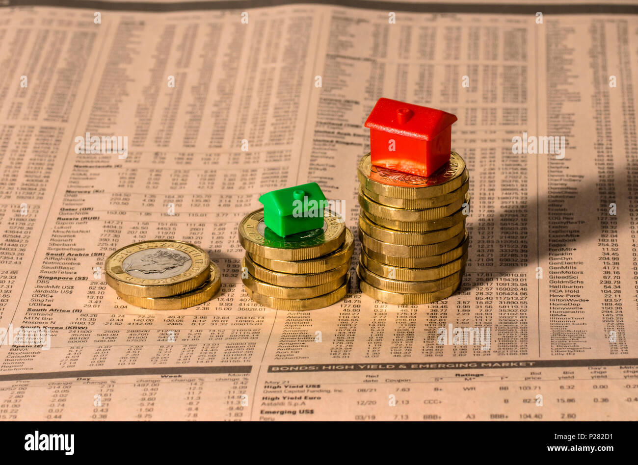 financial concept pictures, financial times background Stock Photo - Alamy