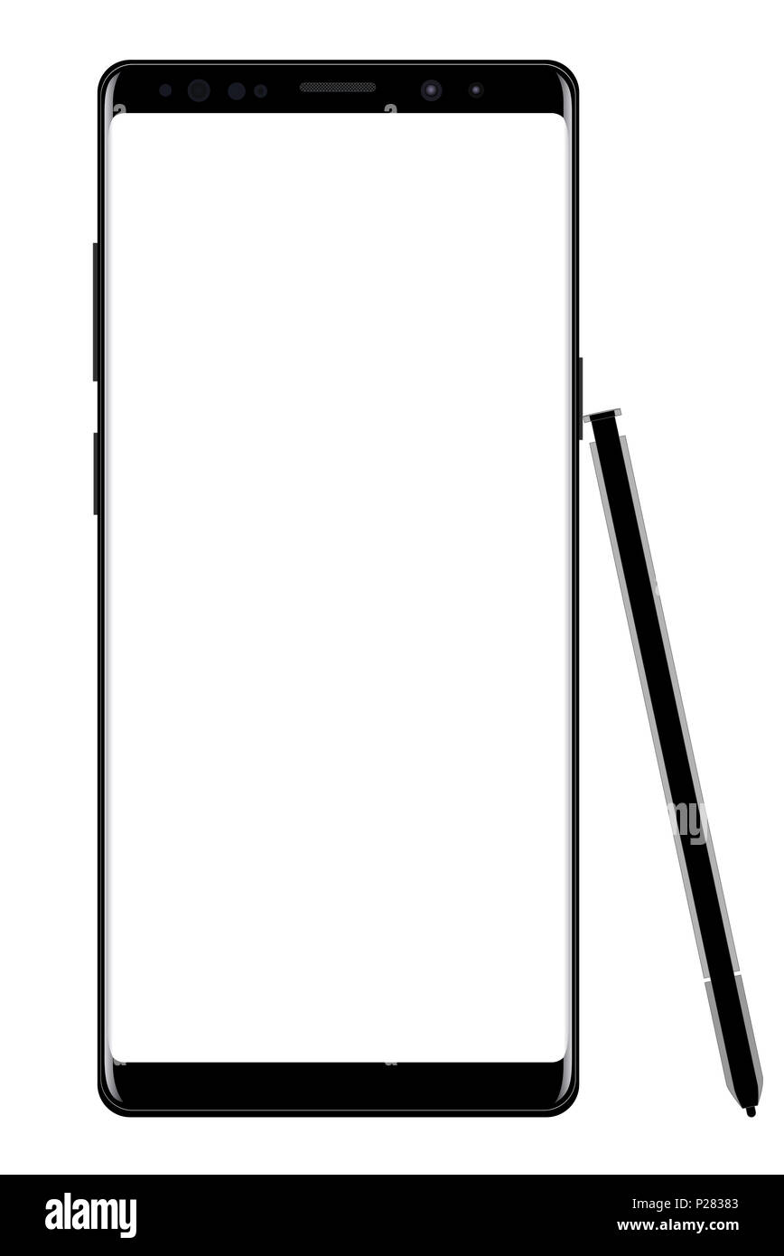 Line art smartphone email icon Cut Out Stock Images & Pictures - Alamy