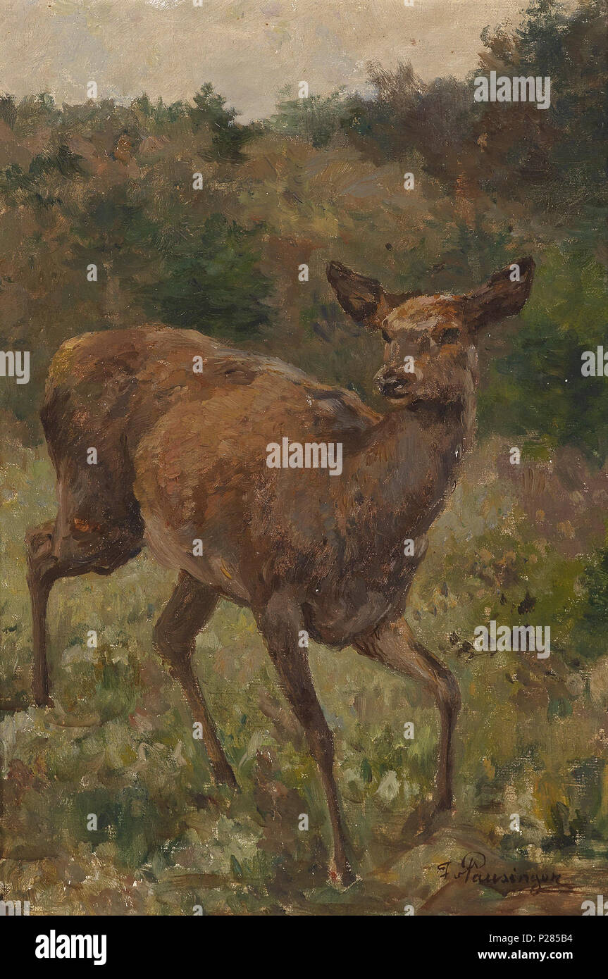. German: Rotwild . by 1915. Franz Xaver von Pausinger (1839-1915) 126 ...