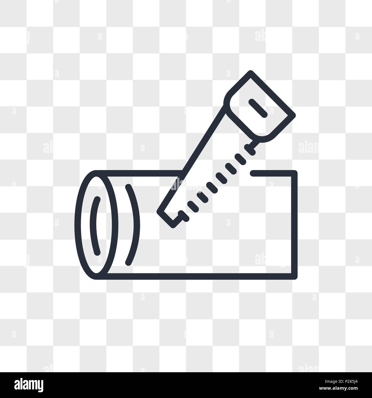 Carpentry vector icon isolated on transparent background, Carpentry ...