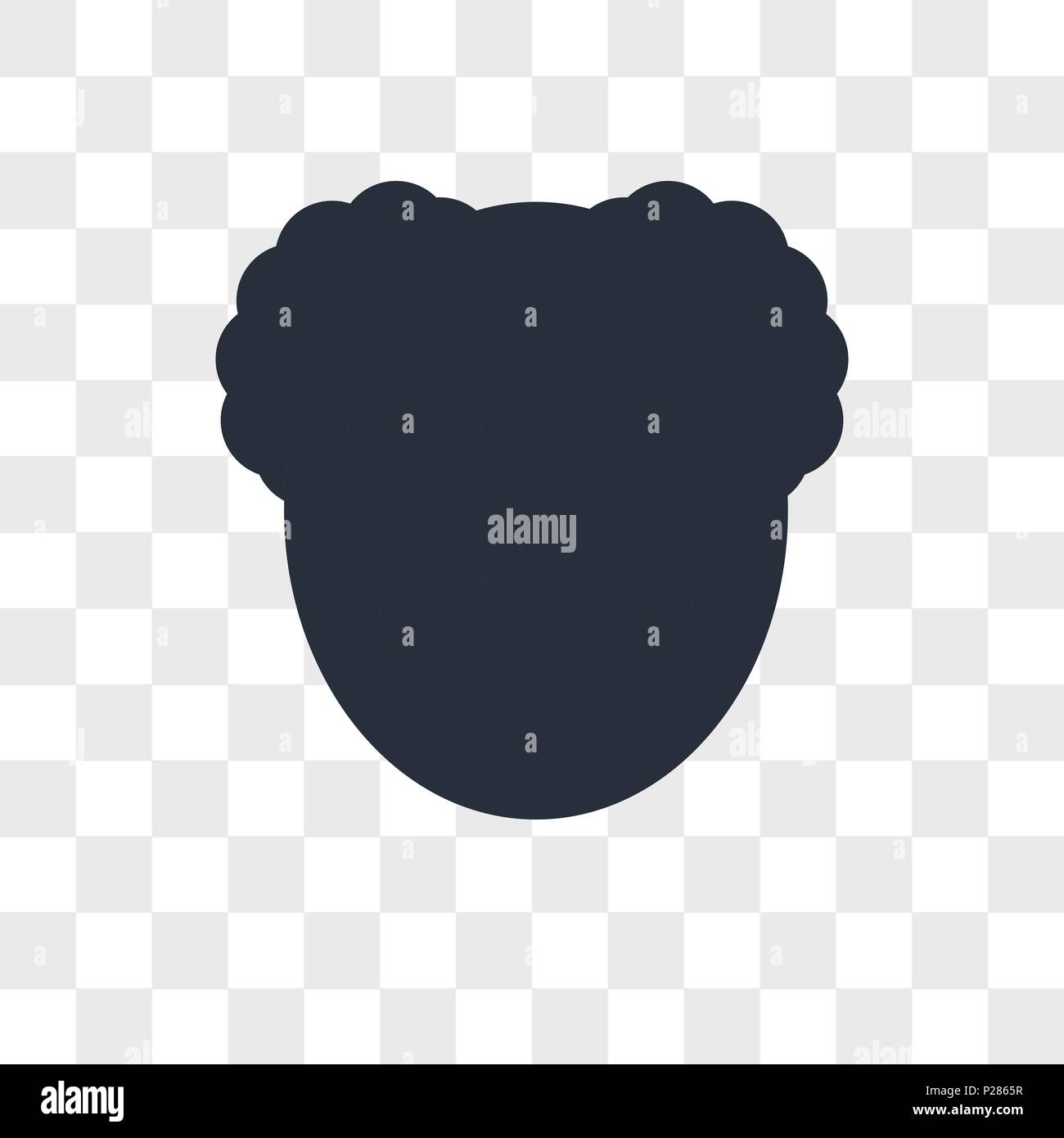Clown vector icon isolated on transparent background, Clown logo ...
