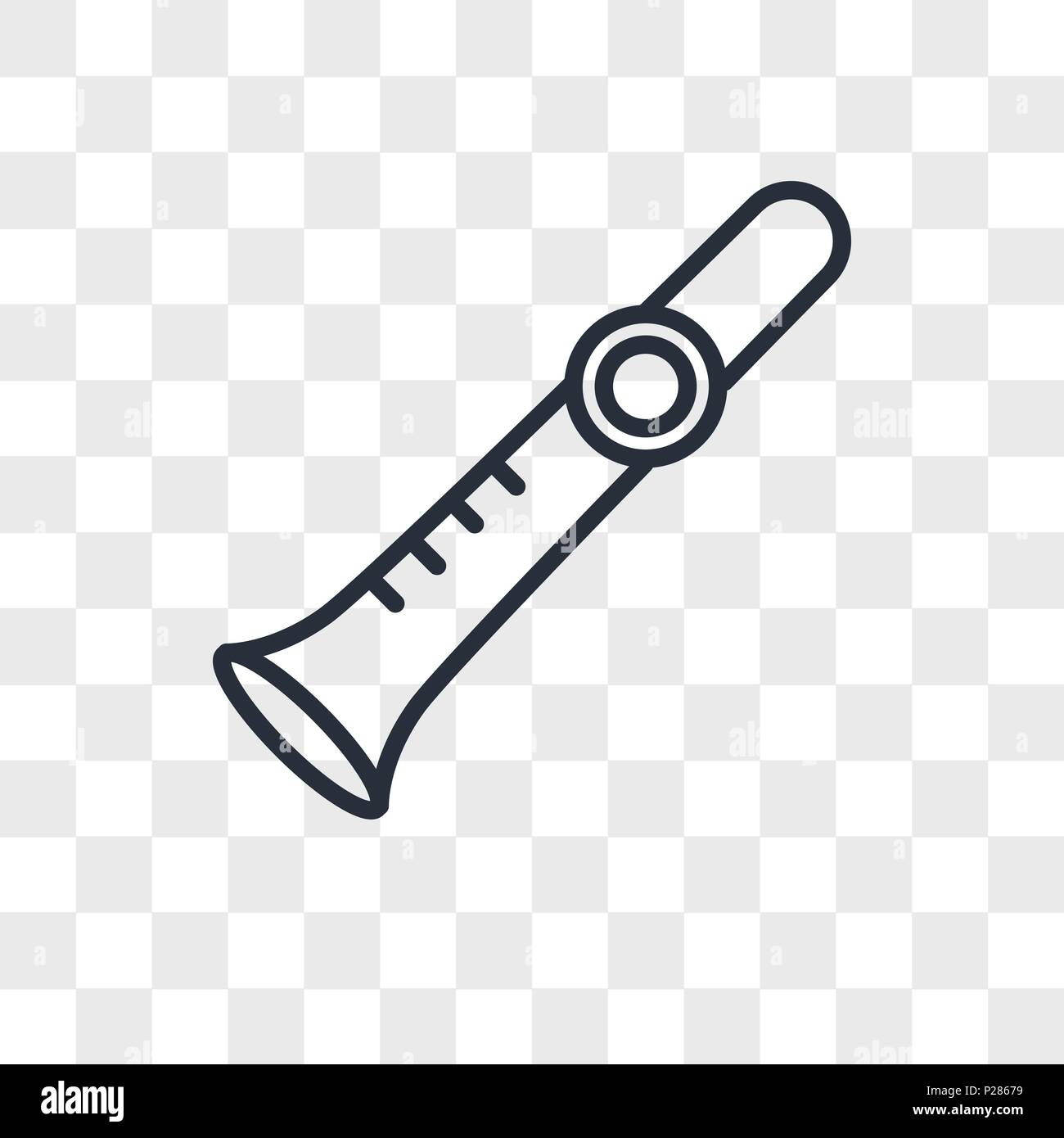 Shehnai vector icon isolated on transparent background, Shehnai logo ...