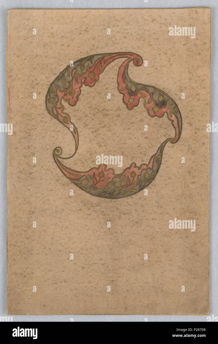 99 Drawing, Design for a Book Cover, ca. 1887–1903 (CH 18568997 Stock ...