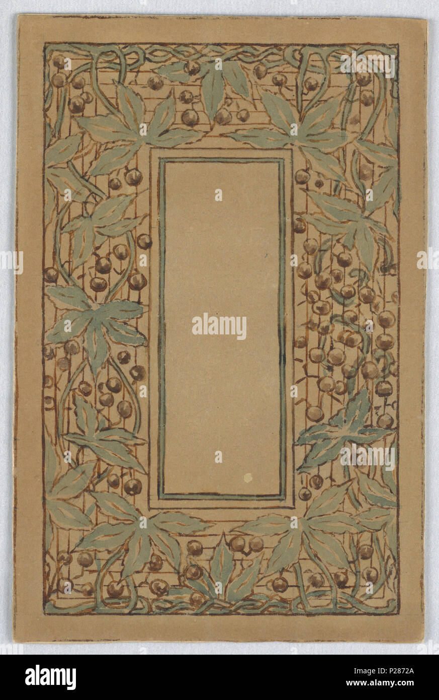 100 Drawing, Design for a Book Cover, ca. 1893–1903 (CH 18569047 Stock ...