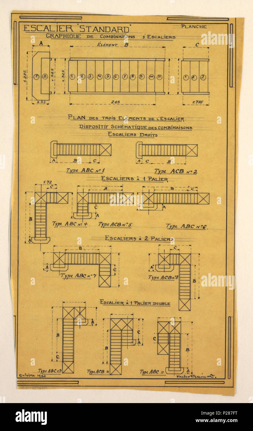 . English: Drawing, Design for a Mass-Operational House Designed by ...