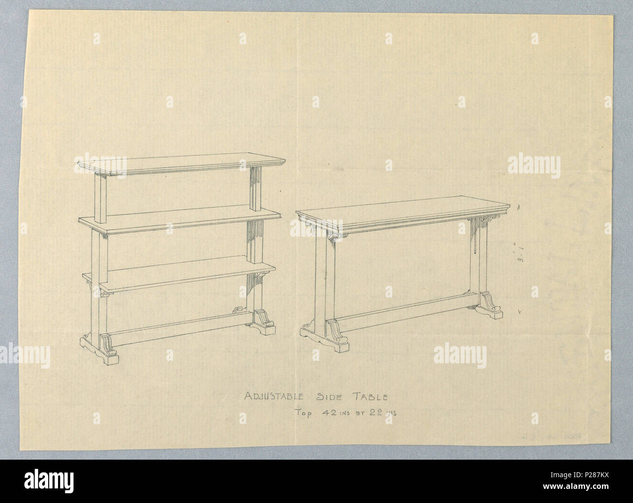 Adjustable side serving table hi-res stock photography and images - Alamy