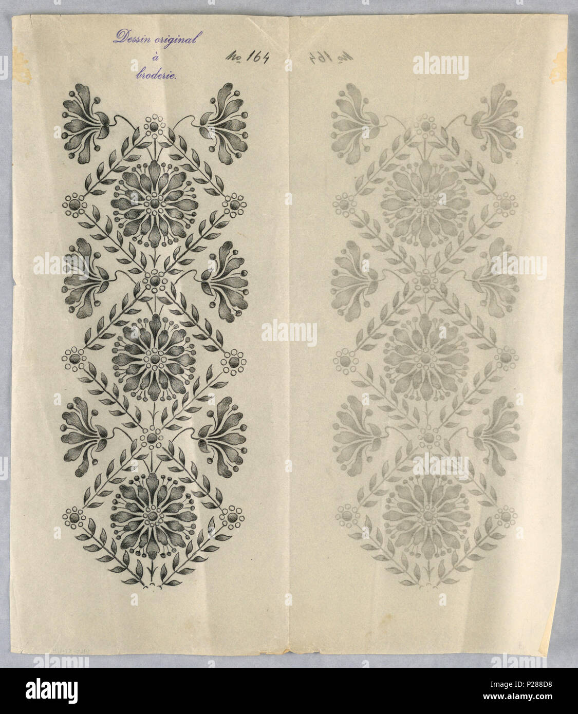 . English: Drawing, Designs for embroidery, ca. 1890 . English ...