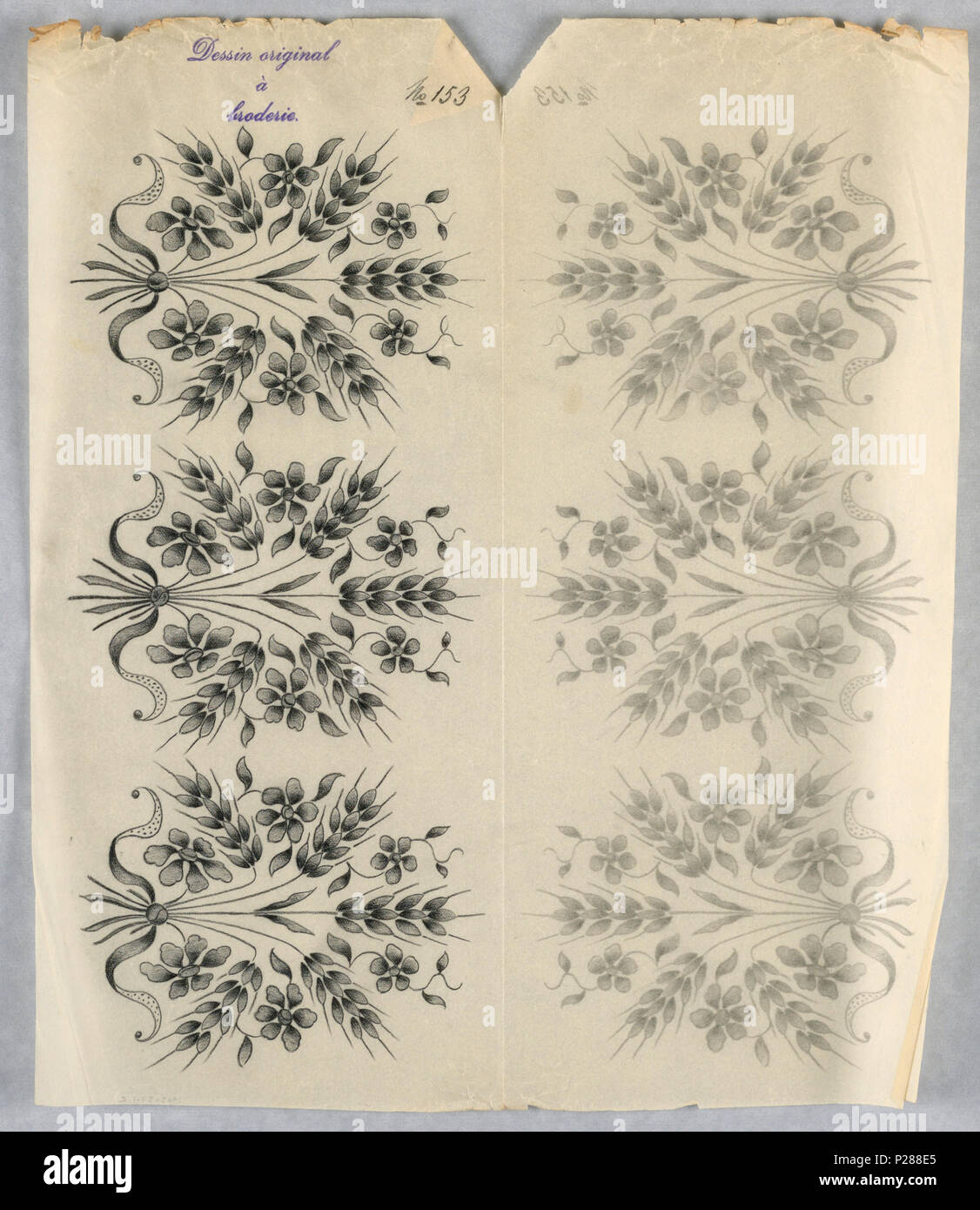 . English: Drawing, Designs for embroidery, ca. 1890 . English ...