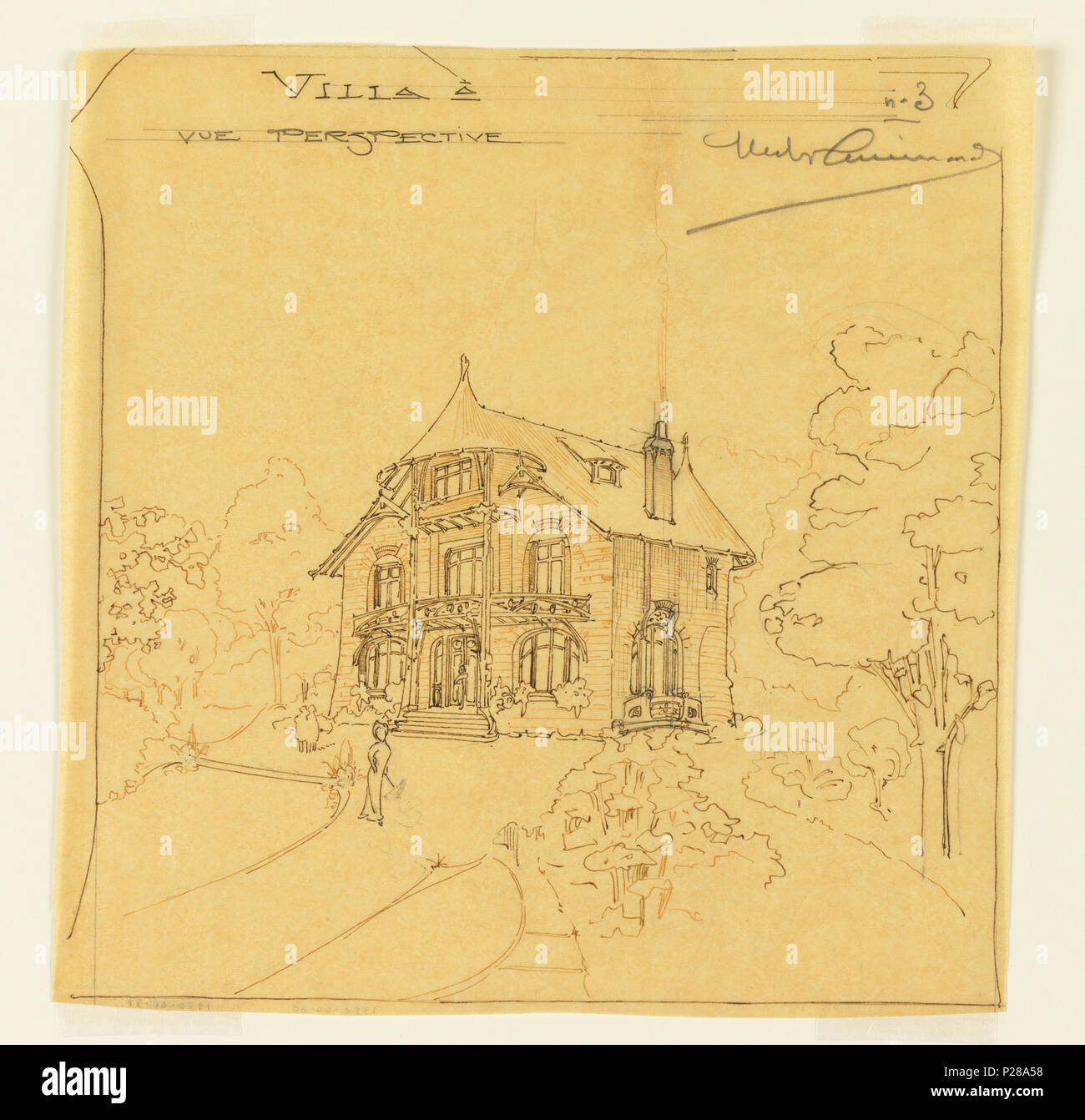 Perspective architectural drawing hi-res stock photography and images ...