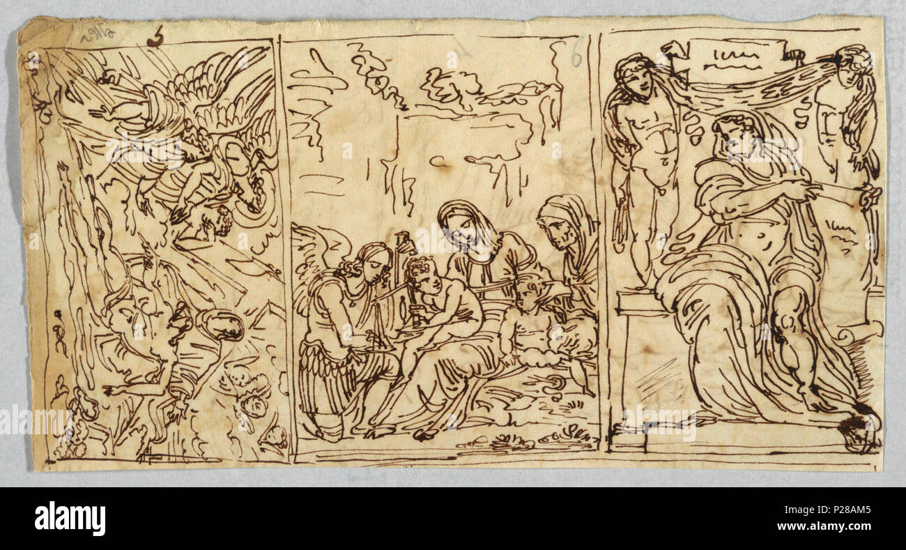 . English: Drawing, Sketchbook Page: Nine Muses . before 1901 (acquired ...