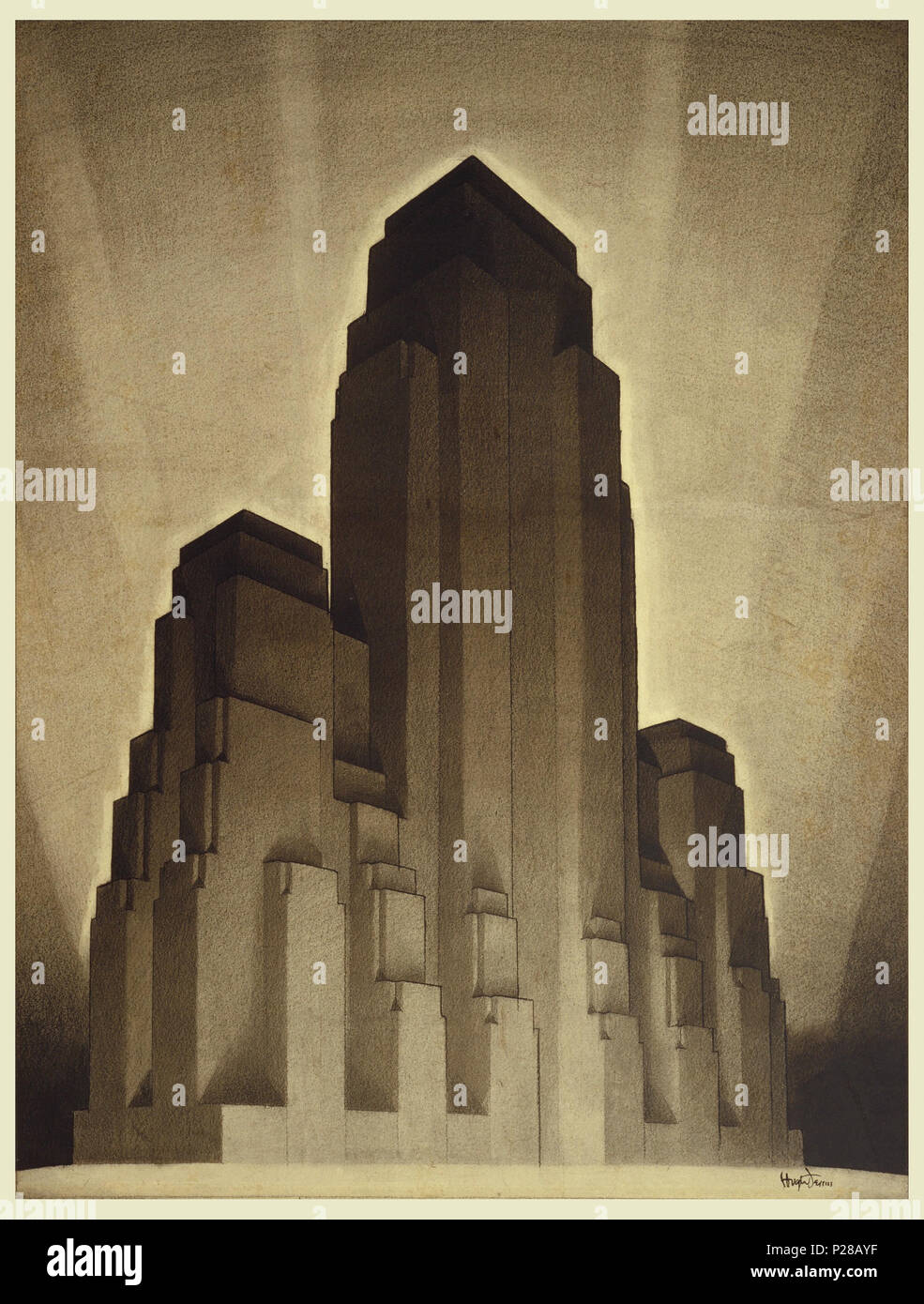 Set back skyscraper form hi-res stock photography and images - Alamy