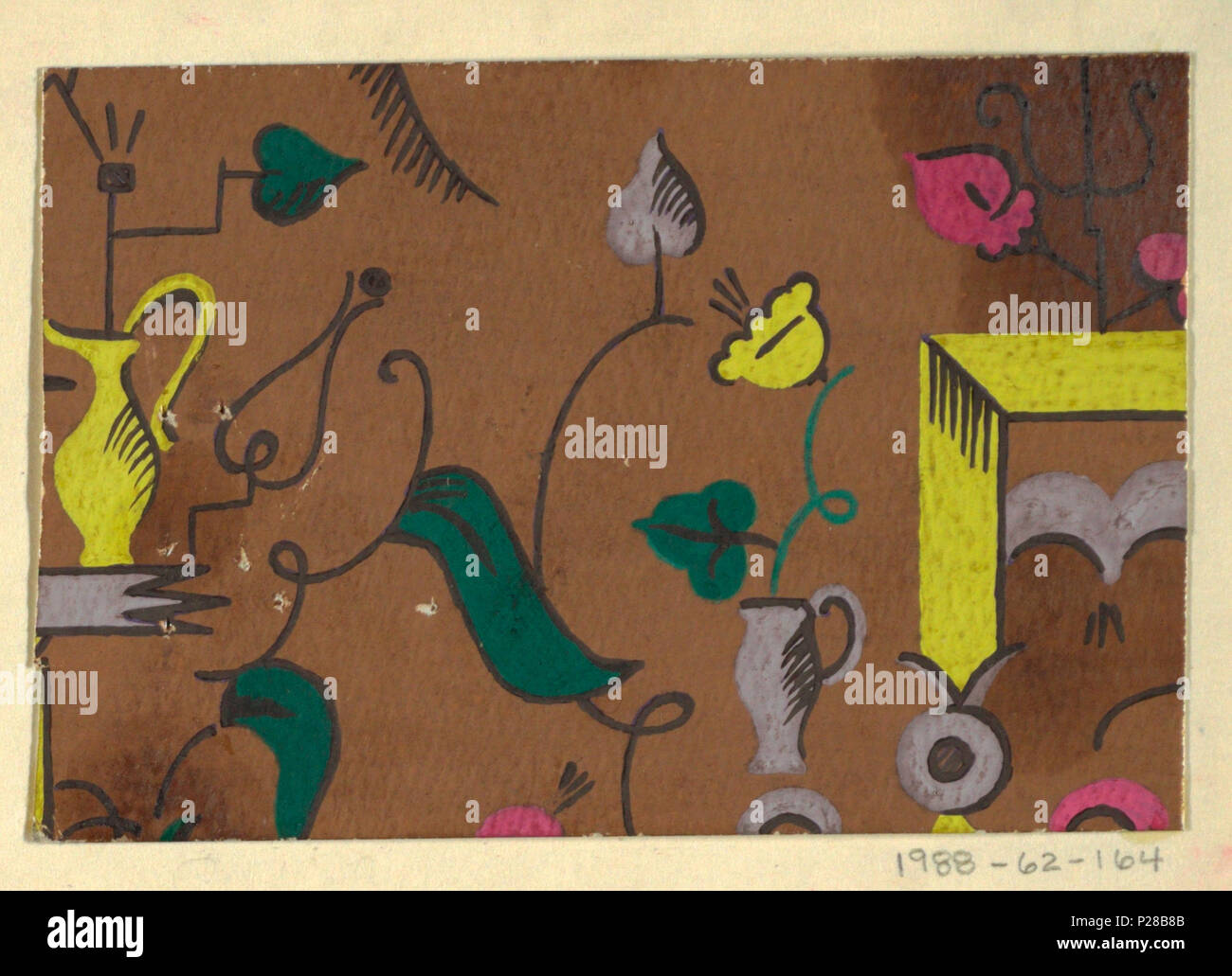 . English: Drawing, Textile Design: Bethlehem, 1922 . English: Pattern ...