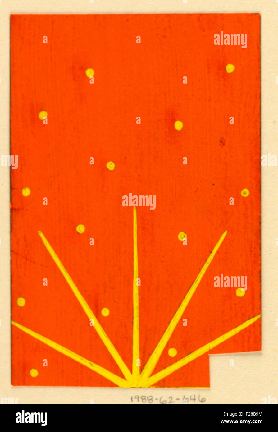 . English: Drawing, Textile Design: Cyan, 1922 . English: Starburst and ...