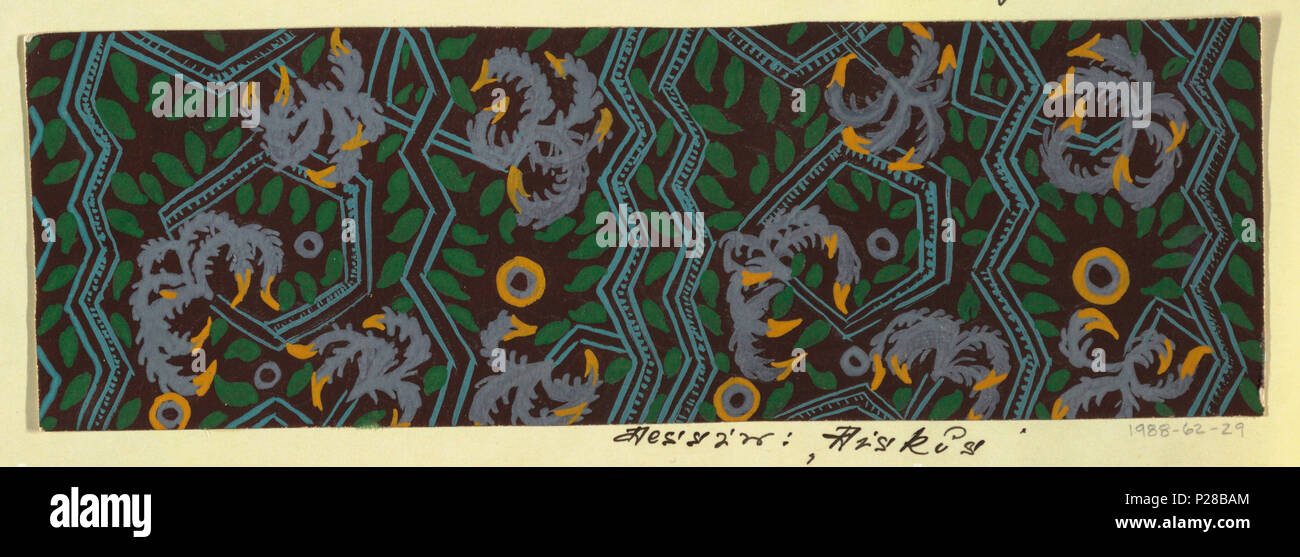109 Drawing, Textile Design- Diskus (Discus), 1911–14 (CH 18630273 ...