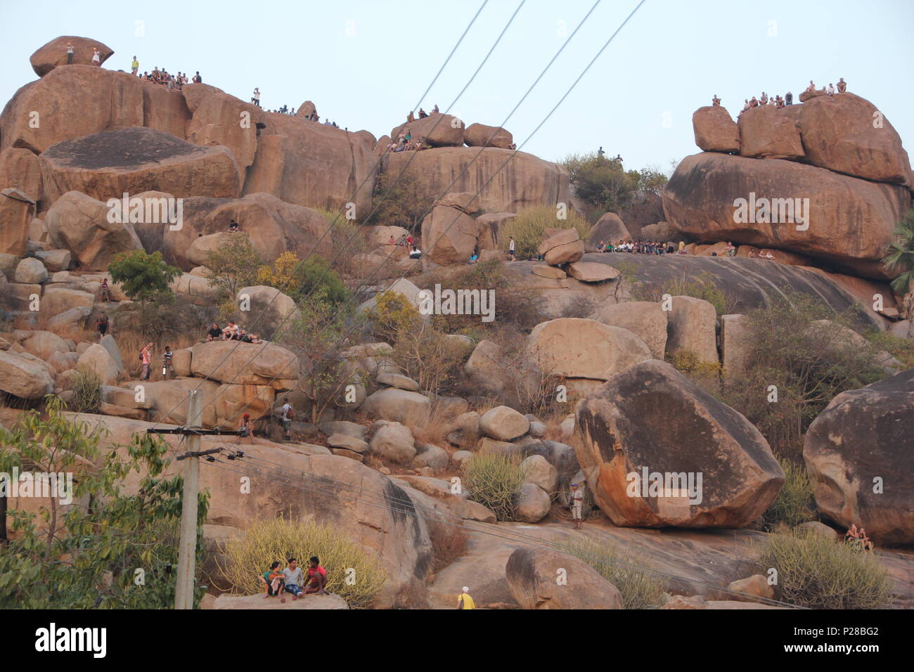 Hampi landscape hi-res stock photography and images - Alamy
