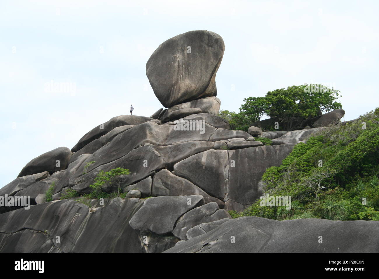 Massive rocks in Thailand Island Stock Photo - Alamy