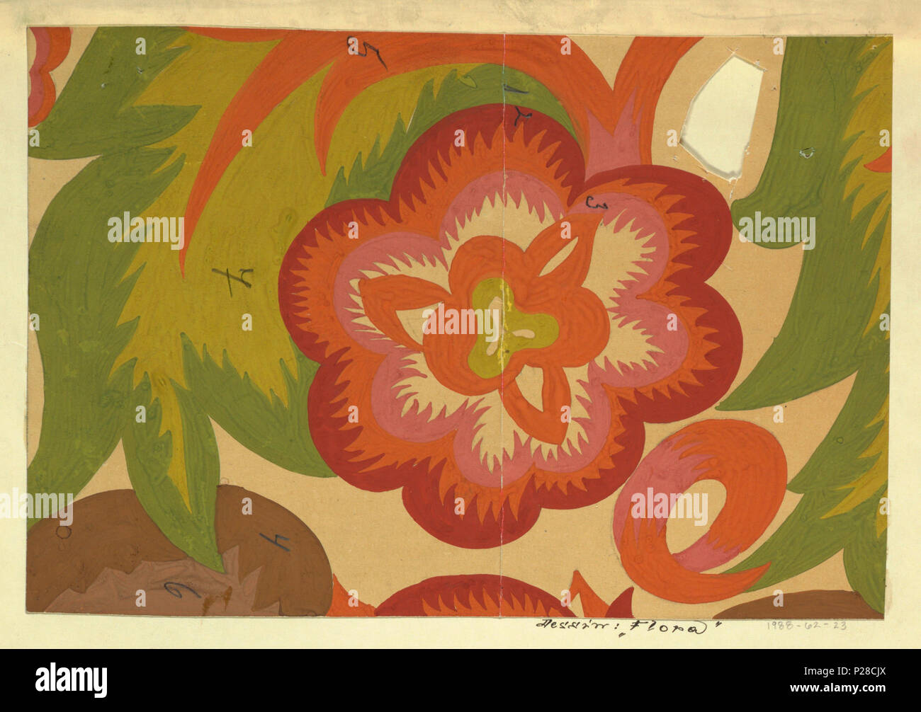 109 drawing textile design hi-res stock photography and images - Alamy