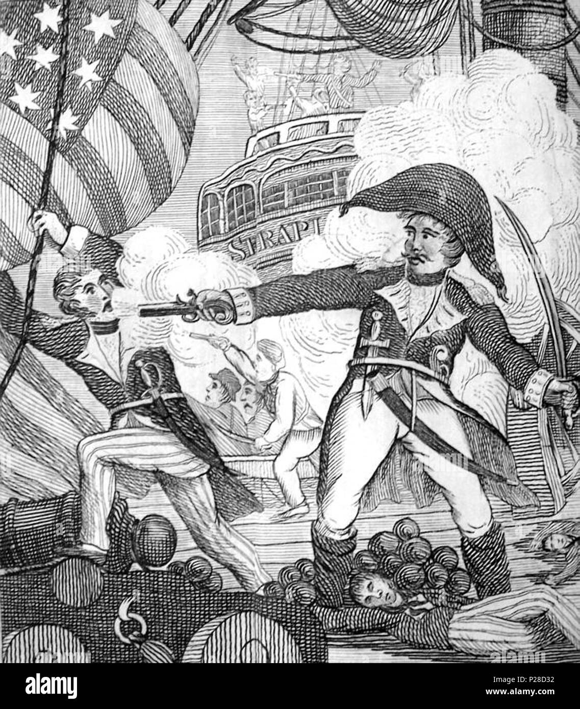 Corsair ship illustration hi-res stock photography and images - Alamy