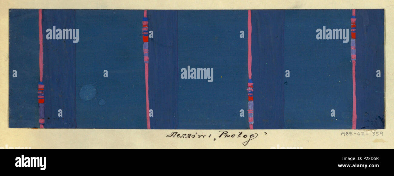 . English: Drawing, Textile Design: Prolog (Prologue), 1922 . English ...