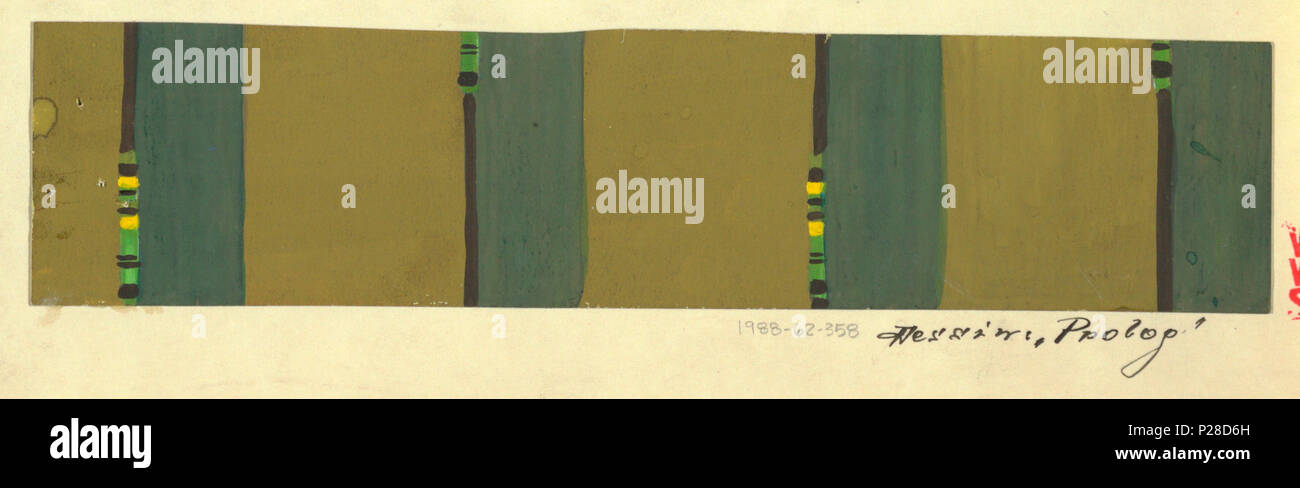 . English: Drawing, Textile Design: Prolog (Prologue), 1922 . English ...