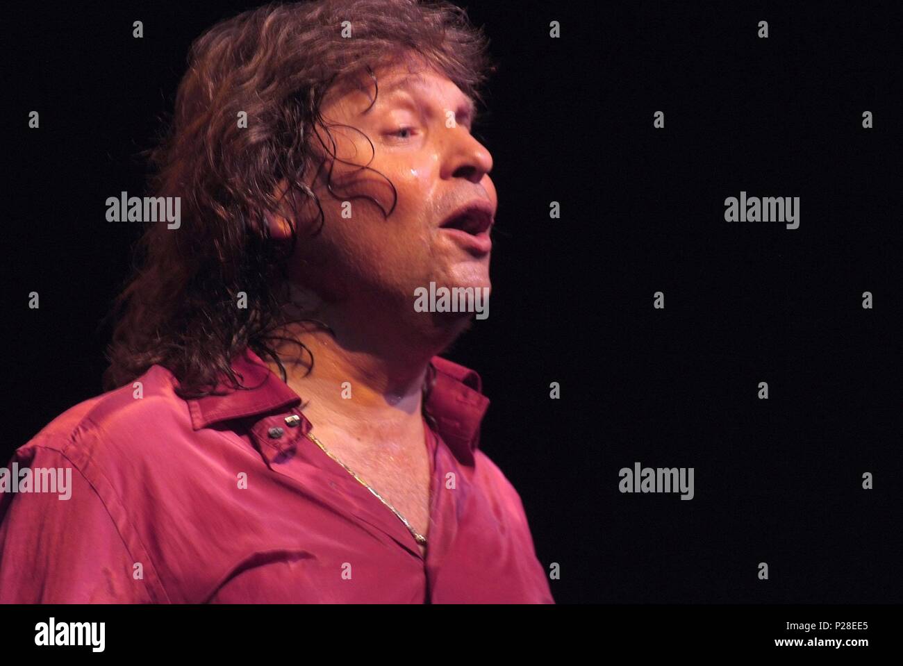 The spanish flamenco singer José Mercé during a concert Stock Photo - Alamy