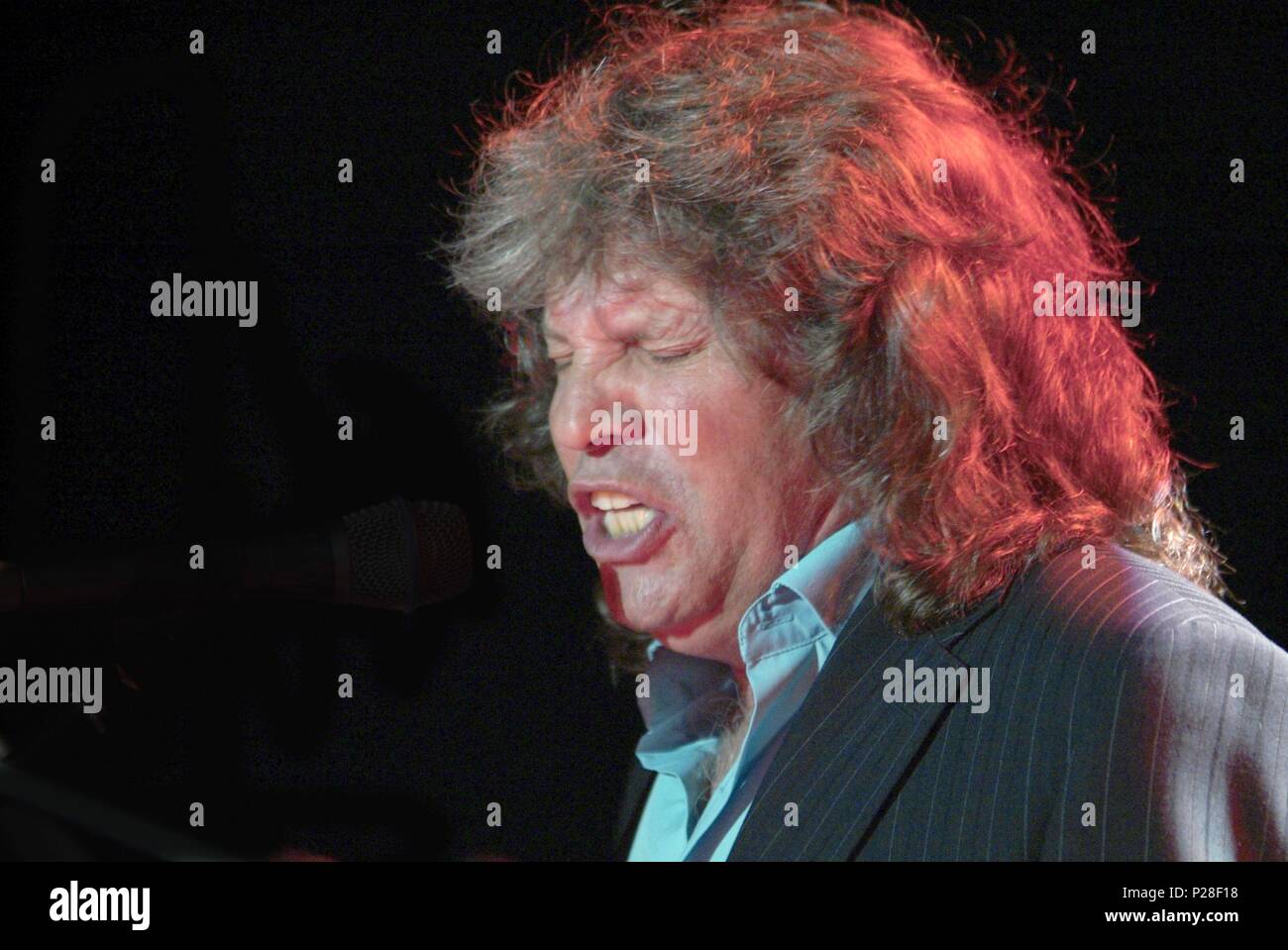 The spanish flamenco singer José Mercé during a performance in Madrid ...