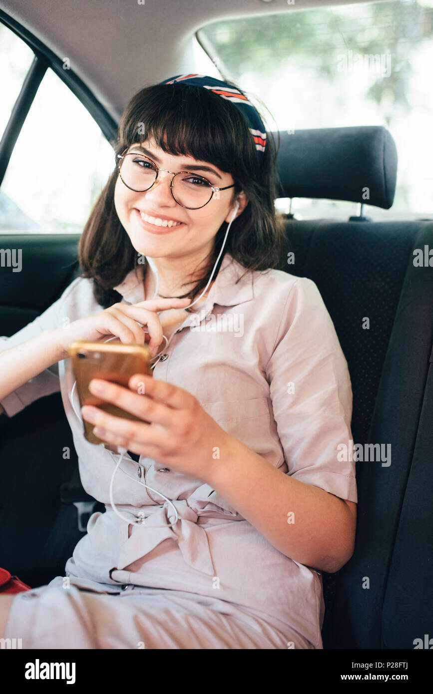 Glasses back woman sitting talking hi-res stock photography and images ...