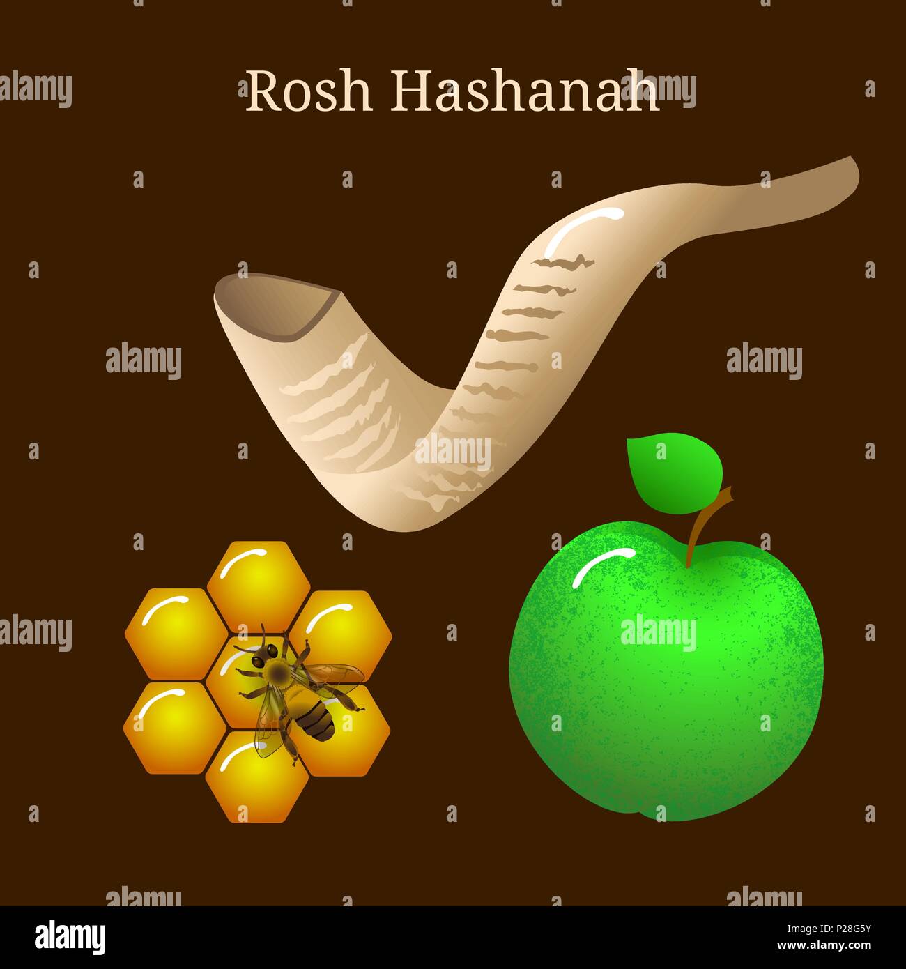 Rosh a shana Stock Vector Images - Alamy