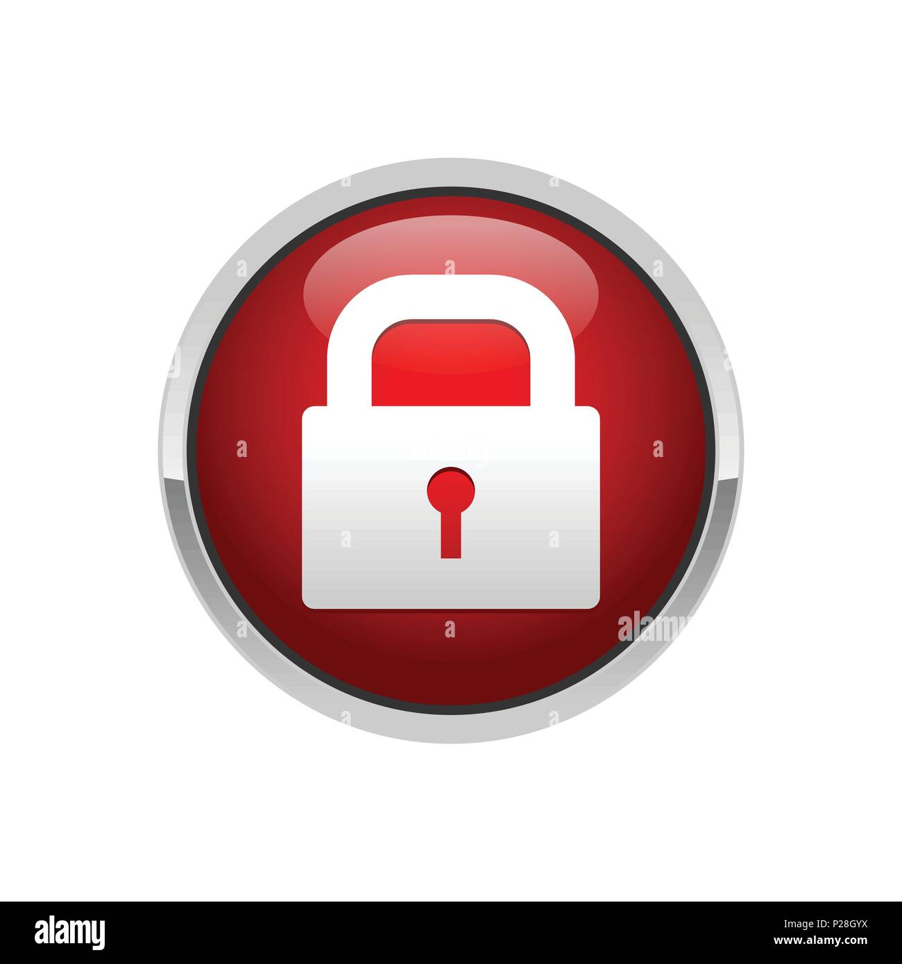 Padlock logo hi-res stock photography and images - Alamy
