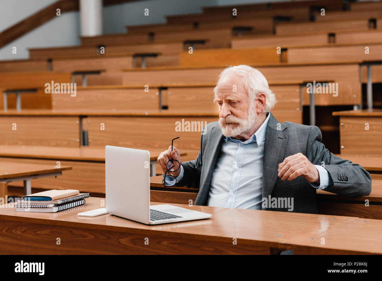 Empty university lecture hall professor hi-res stock photography and ...