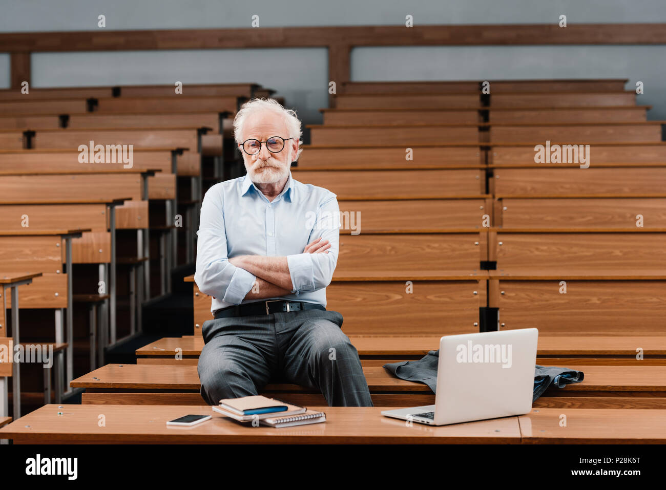 Empty university lecture hall professor hi-res stock photography and ...