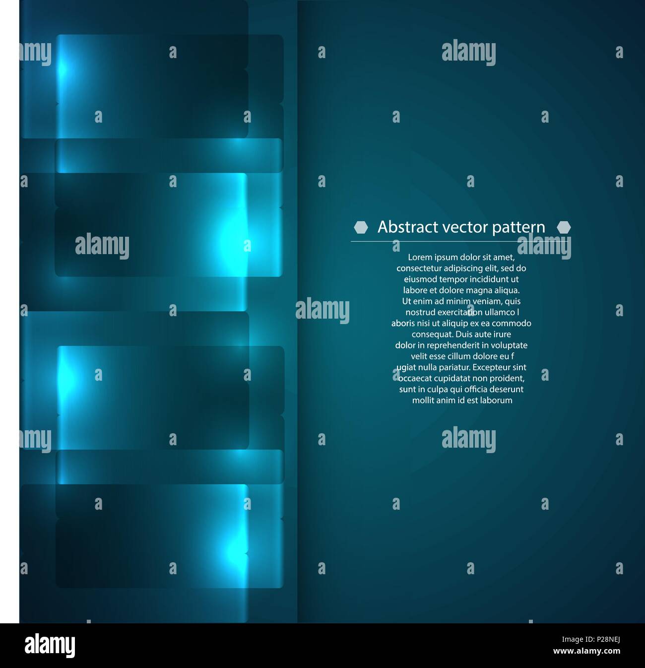 abstract geometric pattern with backlight. illumination. vector ...