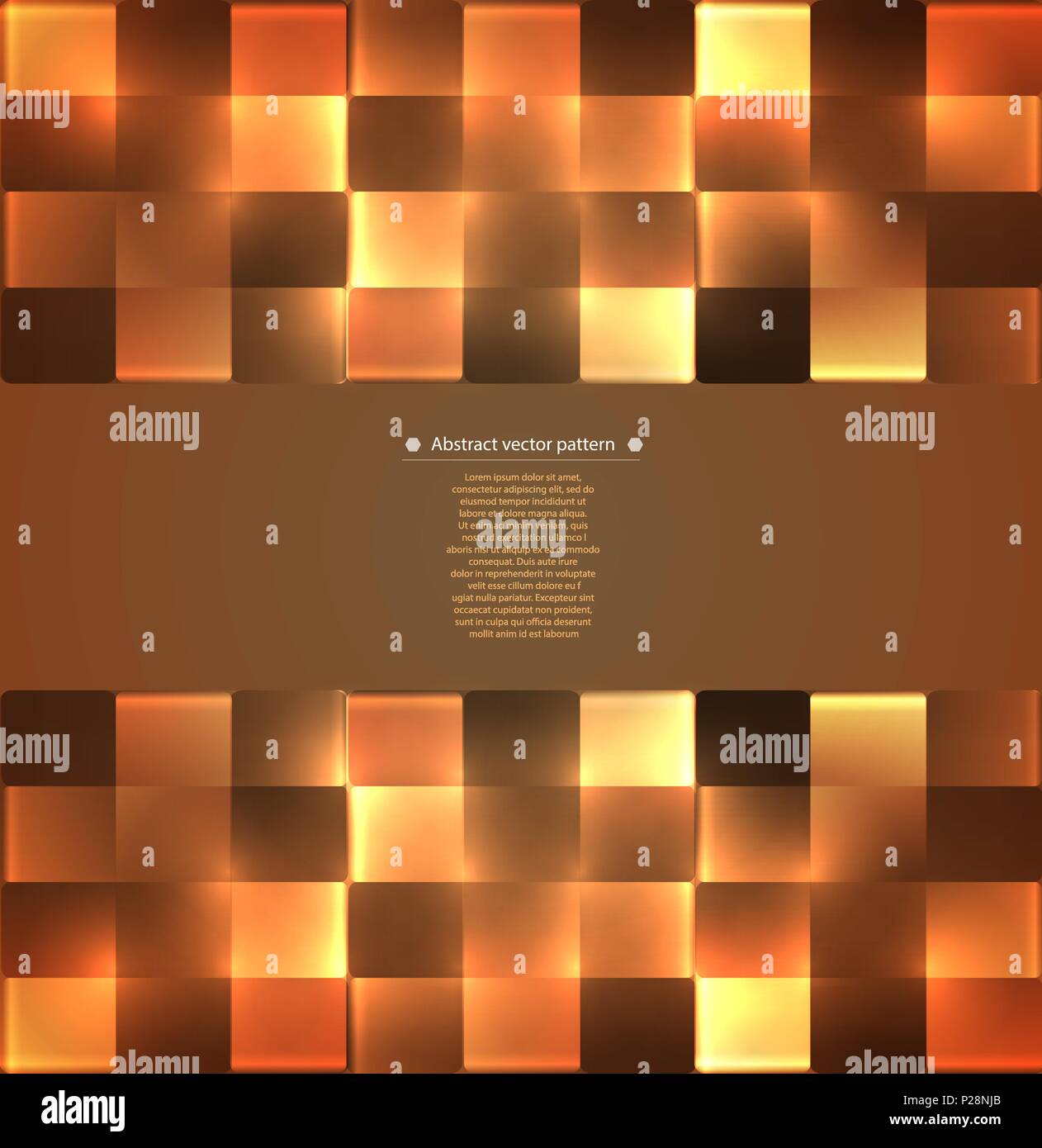 abstract geometric pattern with backlight. illumination. vector ...