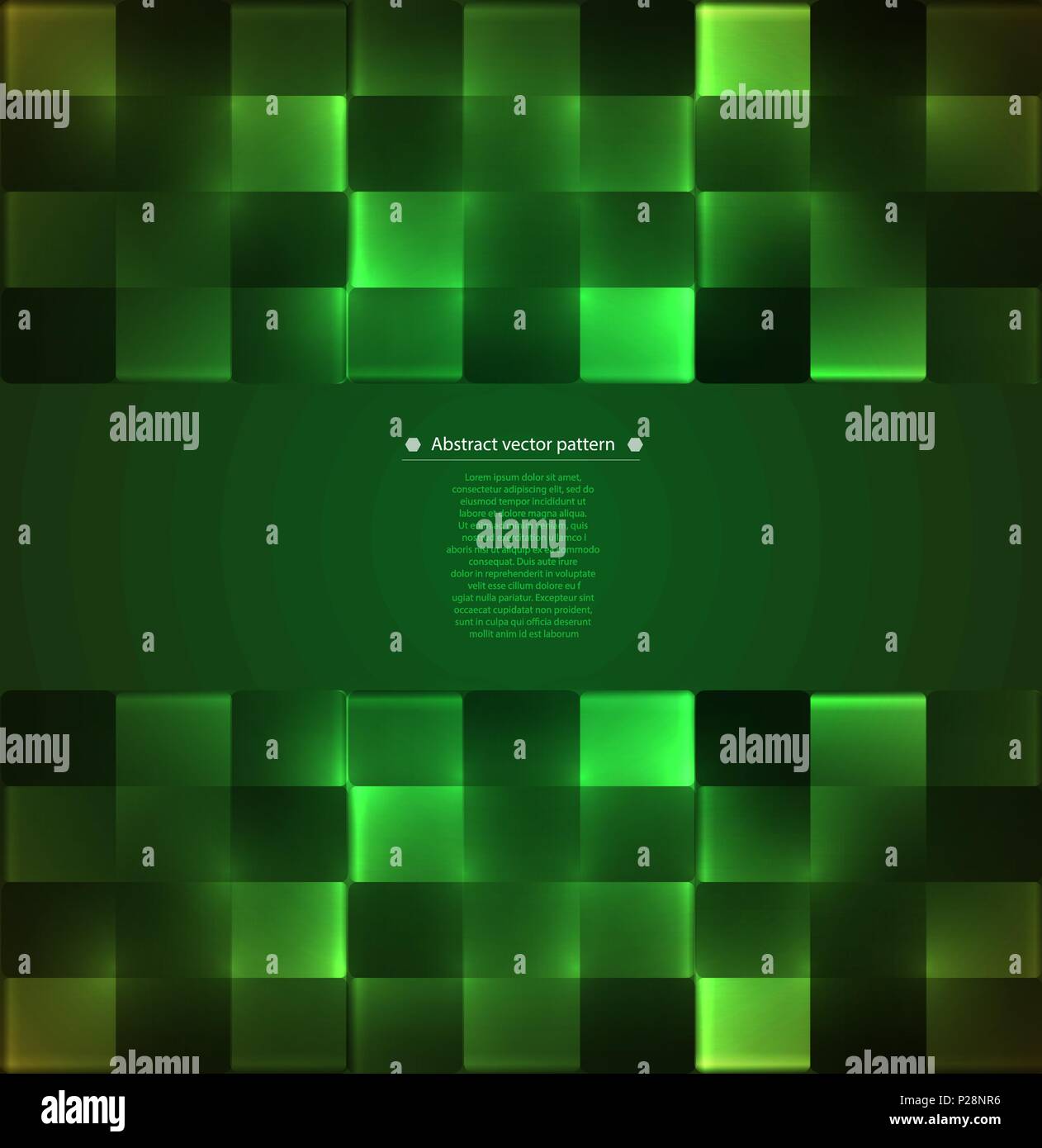 abstract geometric pattern with backlight. illumination. vector ...