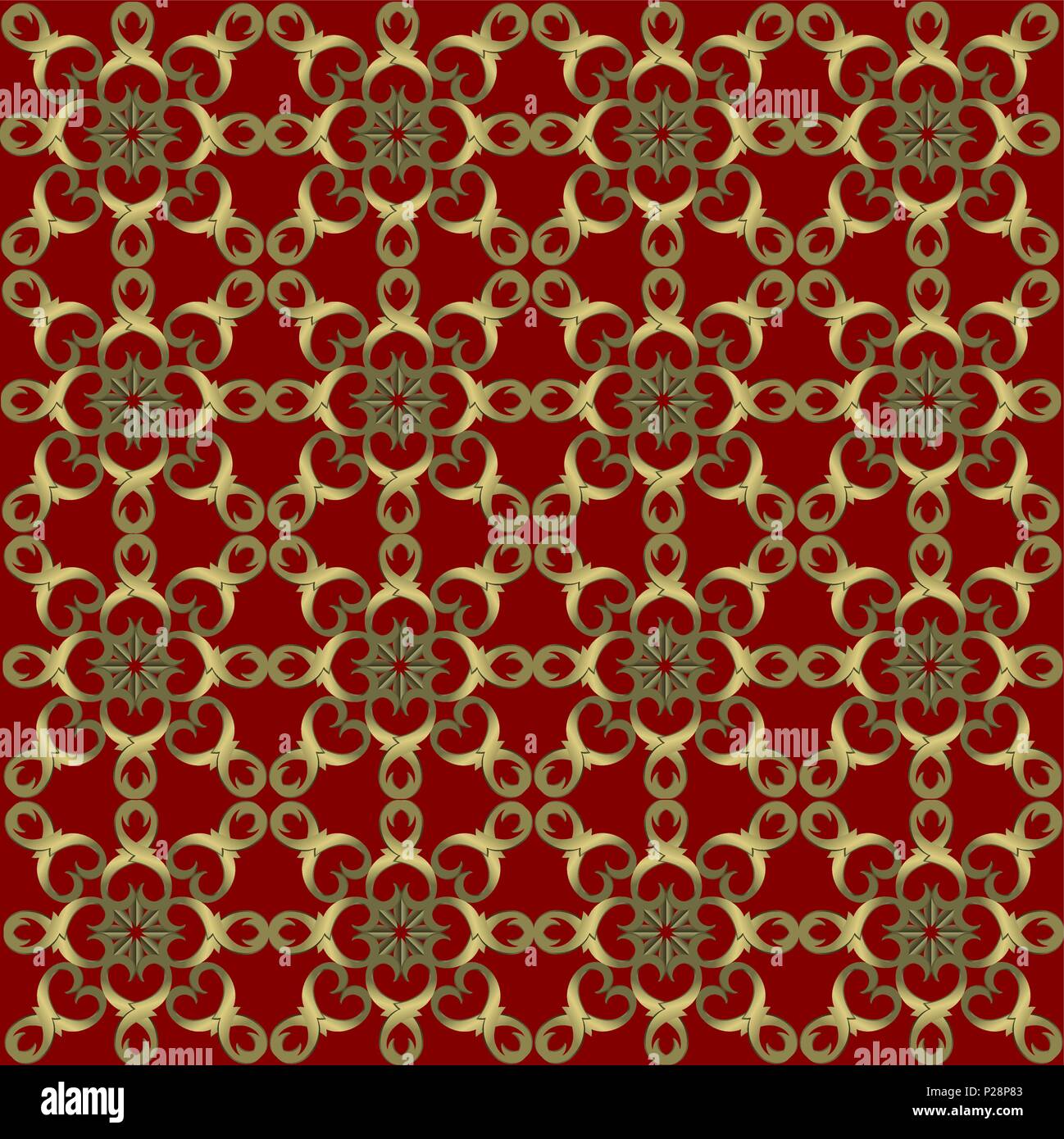 Vintage retro seamless pattern. Vector illustration Stock Vector Image ...
