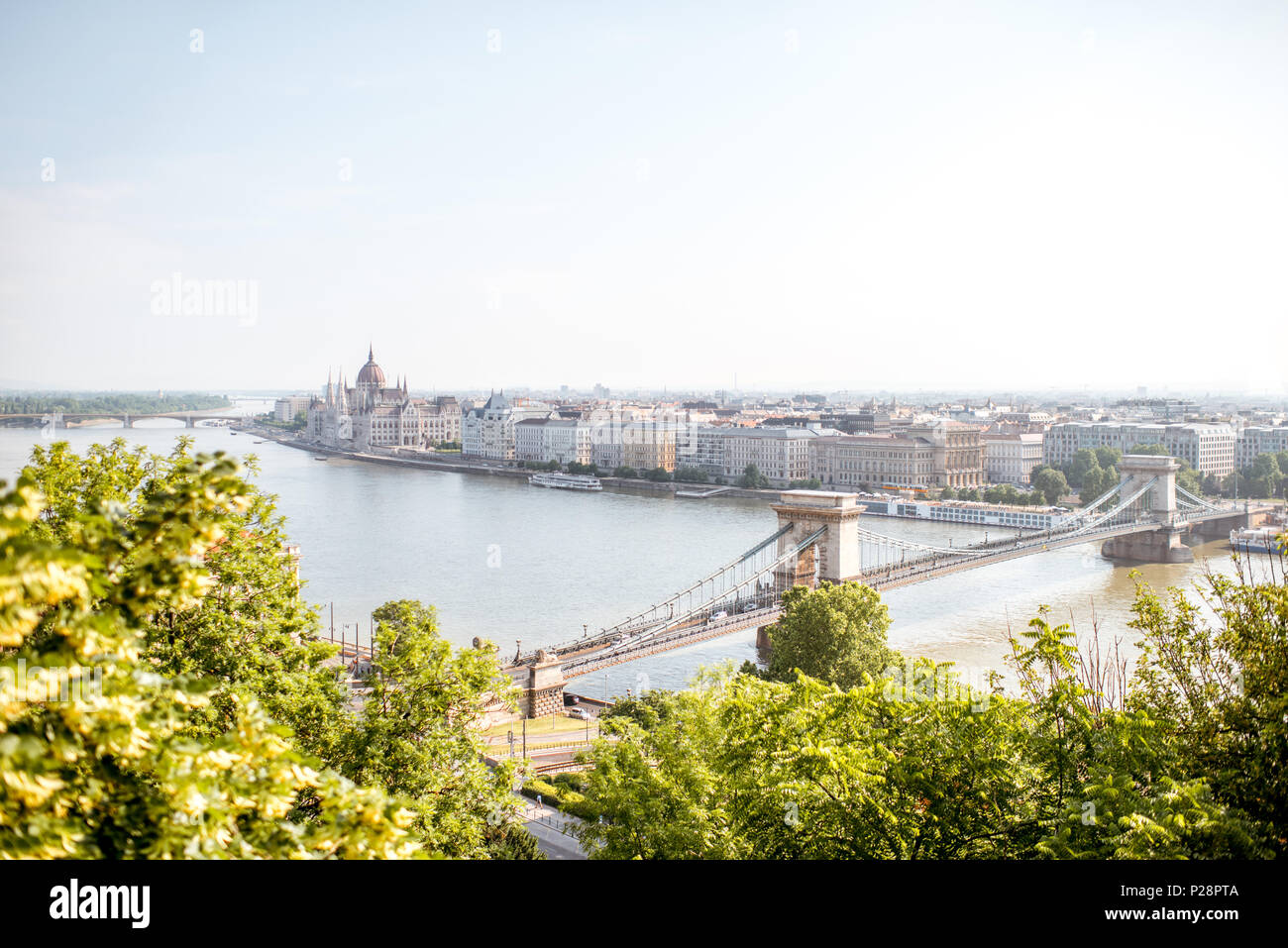 Beautiful cityscape budapest bridges hi-res stock photography and ...