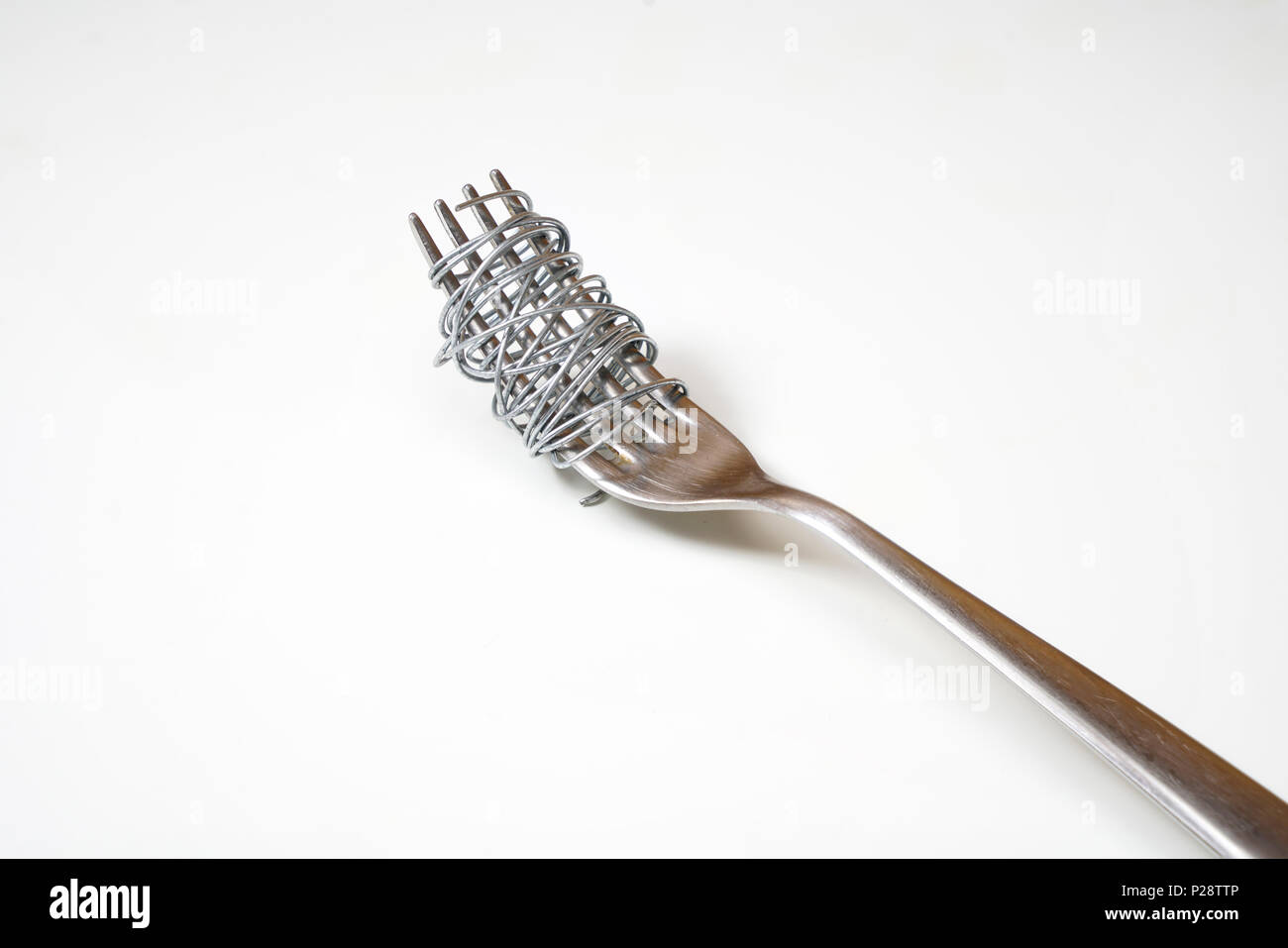 Wrap white cable hi-res stock photography and images - Alamy