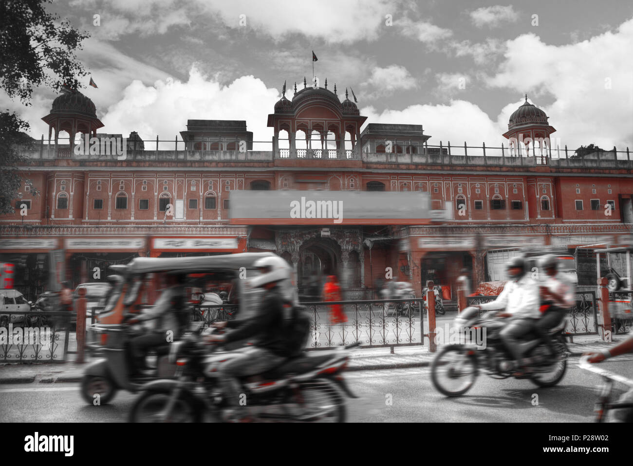 India white wall old traditional facade building hi-res stock ...