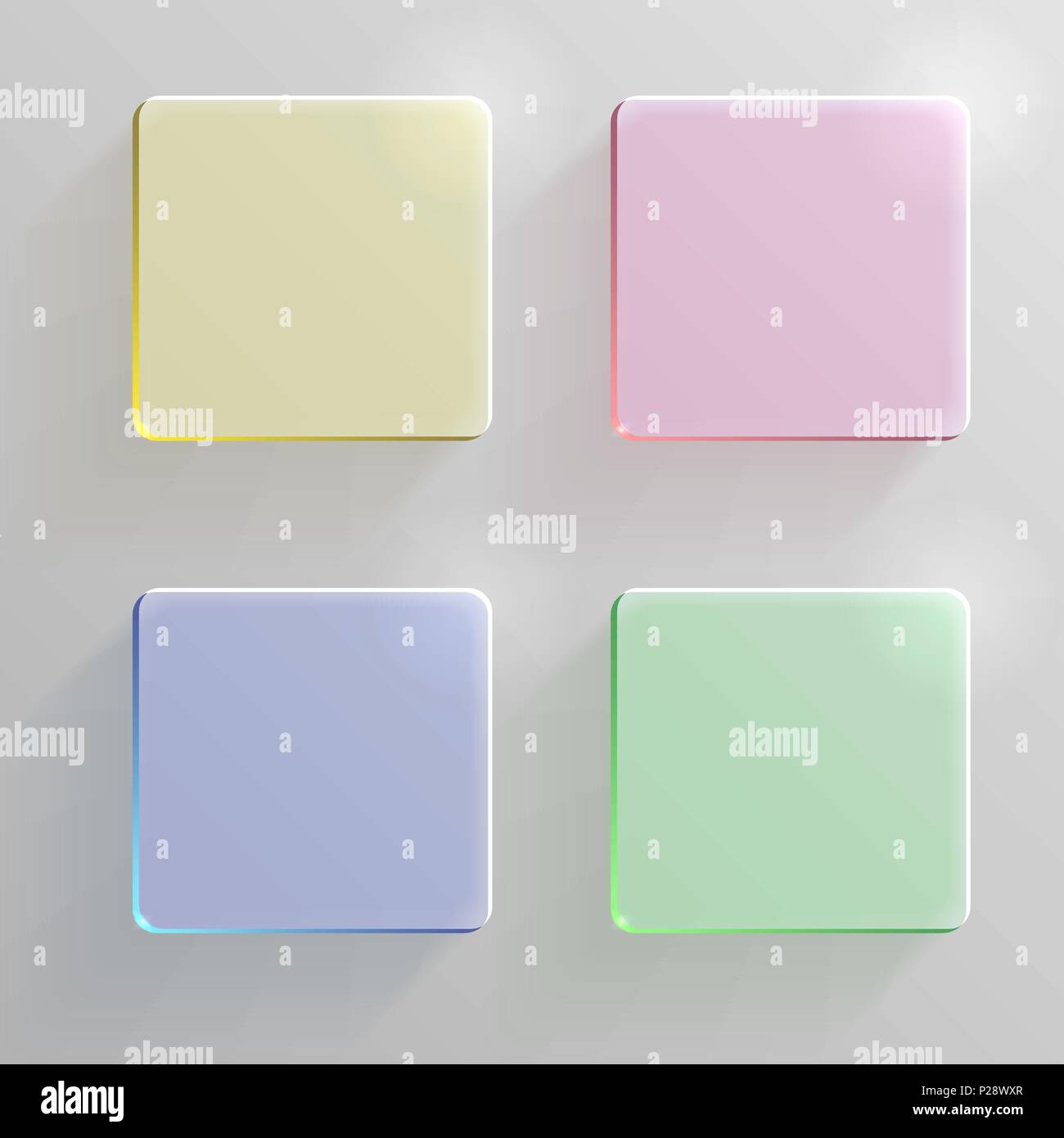 Abstract design. Colorful transparent squares. vector illustration ...