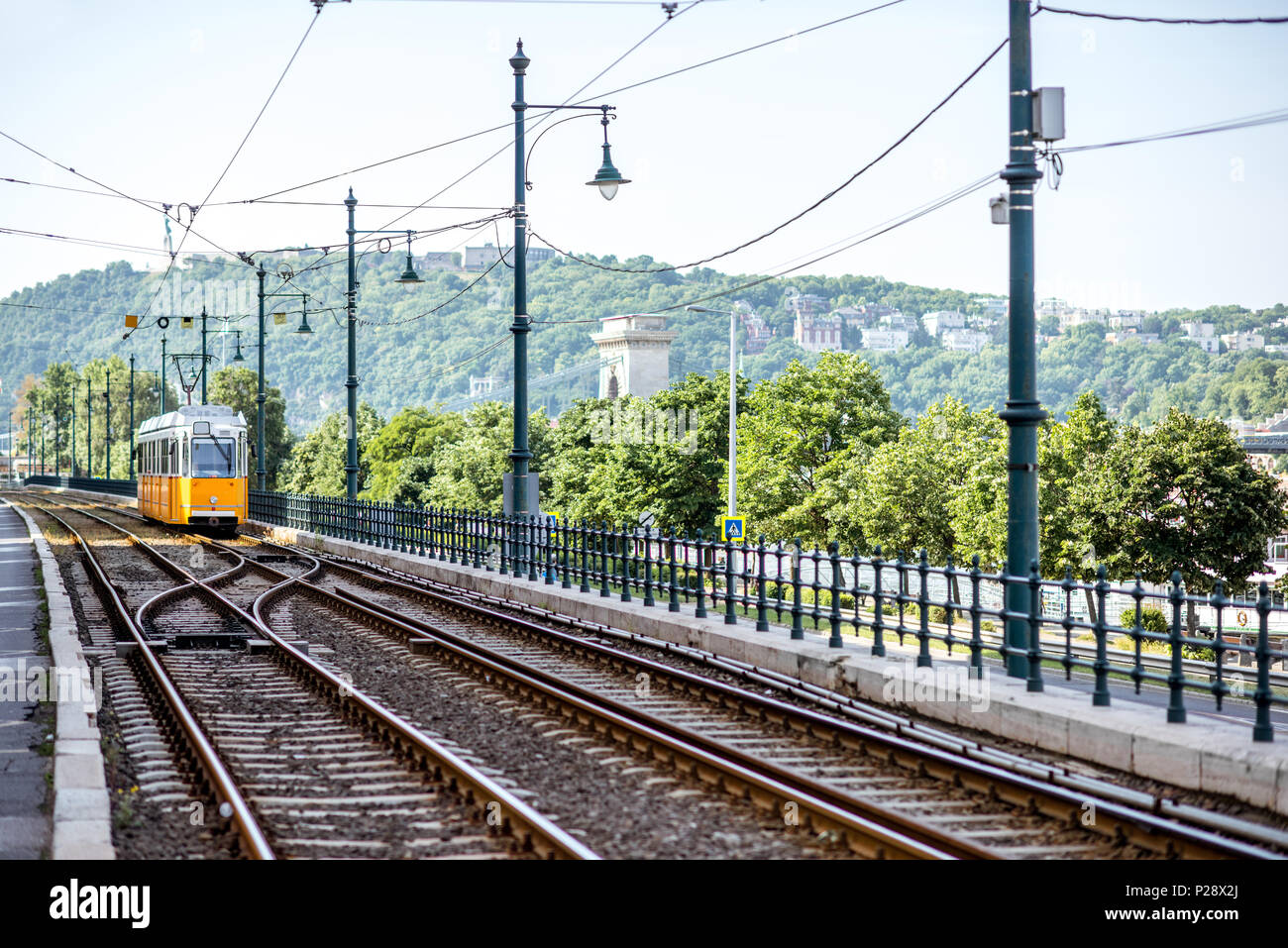 Tram line in budapest hi-res stock photography and images - Alamy