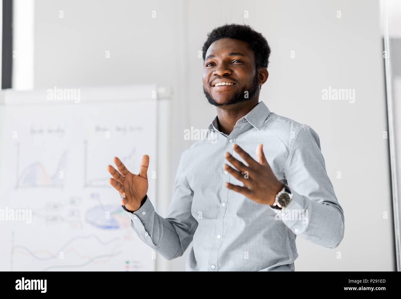 Flip chart with graph hi-res stock photography and images - Alamy