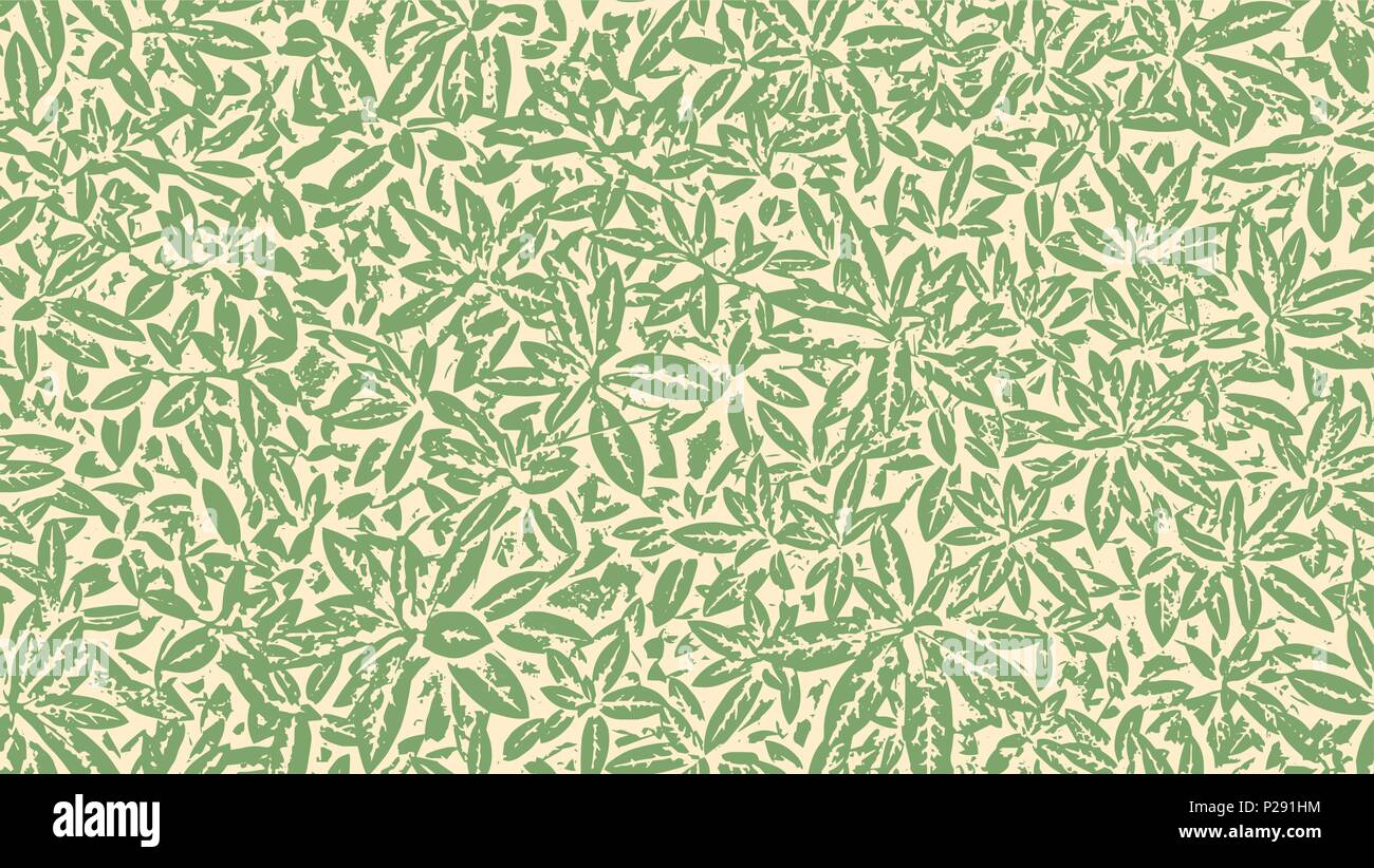 Natural seamless texture. Vector pattern with leaves Stock Vector Image ...