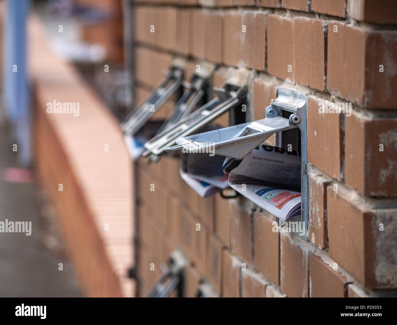 Letterbox Full Stock Photos & Letterbox Full Stock Images - Alamy