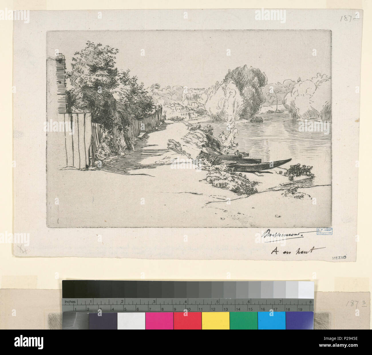 (La Seine au Bas Meudon Stock Photo - Alamy