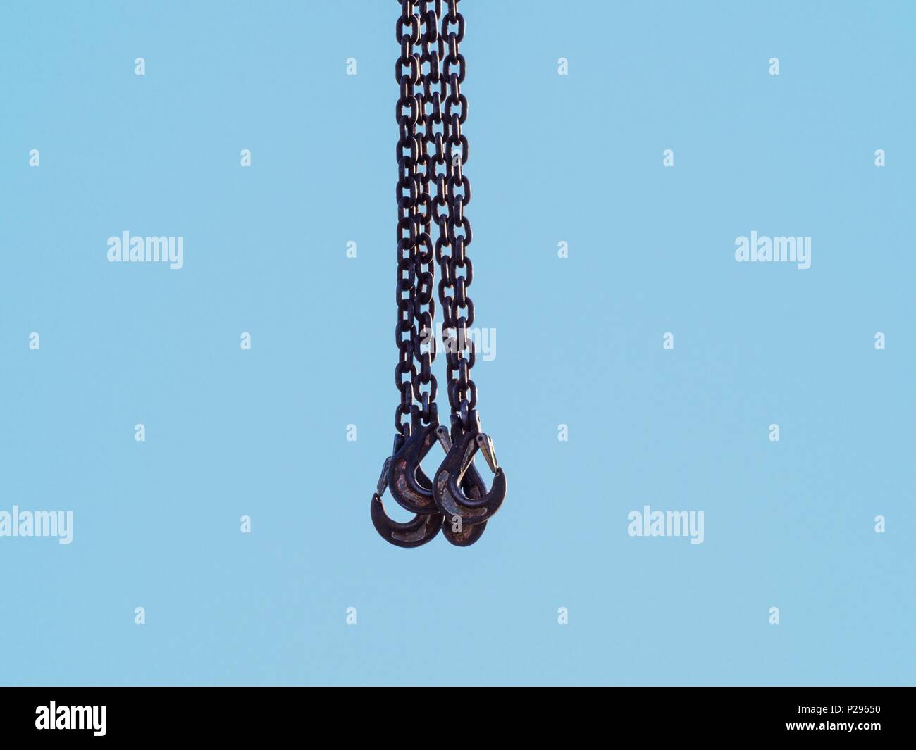 Construction crane hook hi-res stock photography and images - Alamy